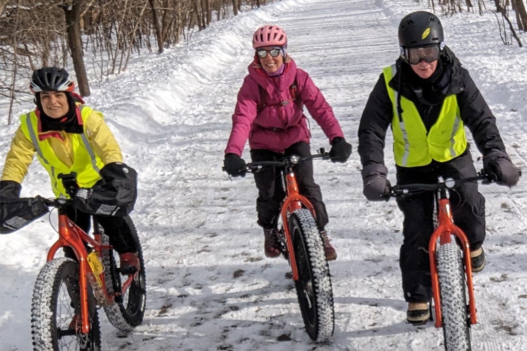 Fat Bike Ottawa Tours in Winter | Escape Bicycle Tours & Rentals